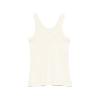 Christophe Lemaire Femme, Tops, Blanc, Taille: 40 FR Rib Tank Top