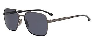 BOSS Lunettes de Soleil HUGO BOSS BOSS 1045/S/IT V81 DARK RUTHENIUM BLACK 58/17/145 Homme