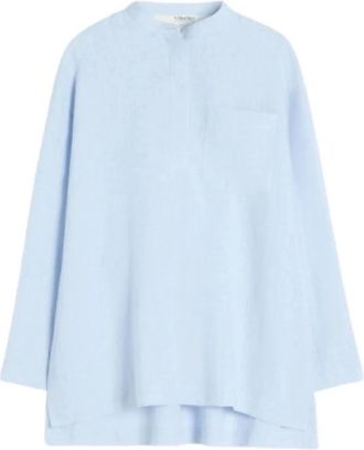 Max Mara Femme, Blouses et Chemises, Bleu, Taille: 36 FR Tunique