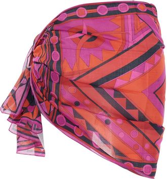 Emilio Pucci Womens Top Multicolour Tech Fabric Tops