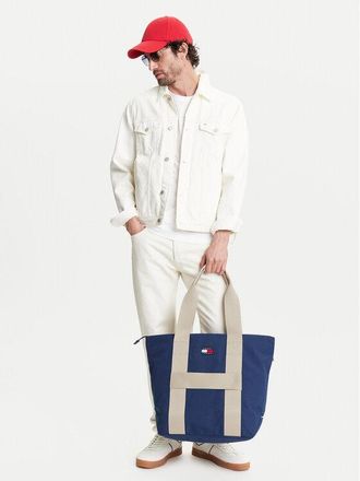 Tommy Jeans Tasche Tjm Retro Cool Tote AM0AM13278 Dunkelblau