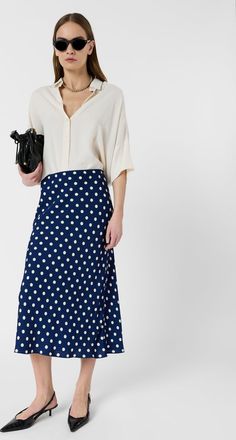 Gerard Darel Jupe sir&egrave;ne &agrave; pois - JOLANA - Electrique