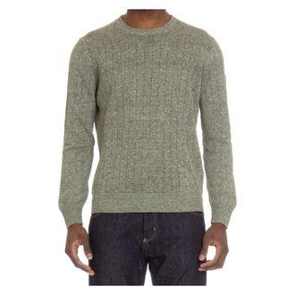 Gran Sasso Round-Neck Strickwaren - - Knitwear - Herren - Gr&uuml;n - 2XL