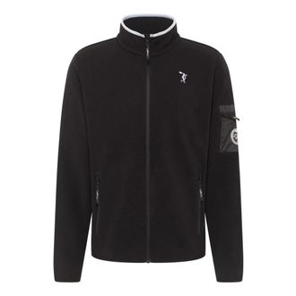 Carlo Colucci Atletico Fleecejacke - - Jackets - Herren - Schwarzk - 2XL