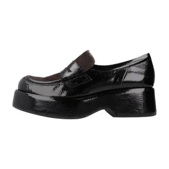 Pons Quintana Stilvolle Fliper Loafers f&uuml;r Frauen - - Shoes - Damen - Schwarzk - 39 EU