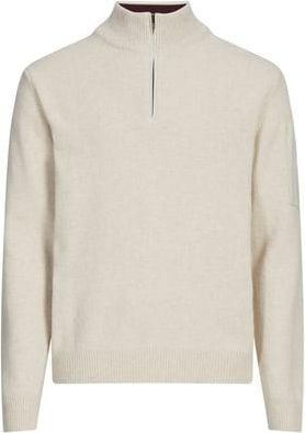 Cala Pull col zippé en laine mélangée