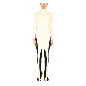 AMBUSH Apron Jersey Turtle Neck - - Knitwear - Damen - Wei&szlig; - M