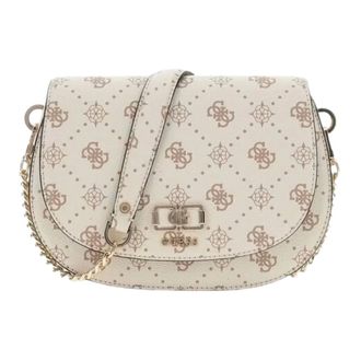 Guess Femme, Sacs, Blanc, Taille: ONE Size Emelie Logo