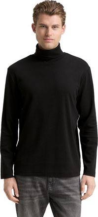 Tom Tailor Herren 1048614 Basic Rollkragenshirt, 29999-Black, XXL