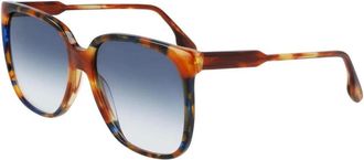 Victoria Beckham Femme, Accessoires, Brun, Taille: ONE Size Soft Square Lunettes de soleil