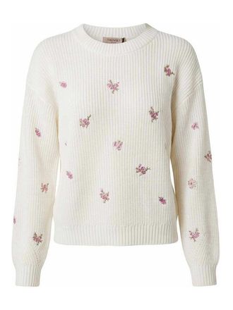 Twinset Pull Col Rond - Blanc