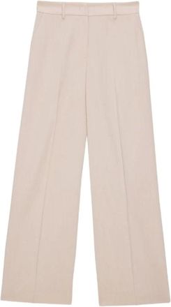 Msgm Msgm, Femme, Pantalons, Beige, Taille: 38 FR Pantalon Large