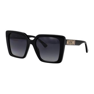 Moschino Femme, Accessoires, Noir, Taille: 54 MM Lunettes de soleil &eacute;l&eacute;gantes