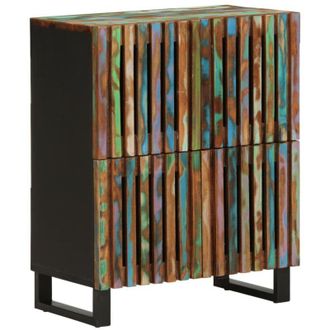 vidaXL Sideboard 60x34x75 cm Massivholz Akazie vidaXL