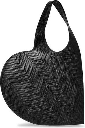 Coperni Tote Heart en cuir tress&eacute;