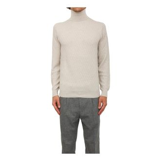 Paolo Pecora Maglia Lupetto - - Knitwear - Herren - Beige - L