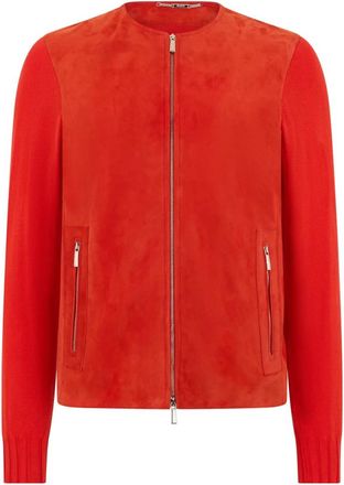 Moorer Femme, Vestes, Rouge, Taille: 38 FR Eric Bomber Jacket