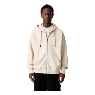 Off-white Half Arrows Zip Hoodie - - Sweatshirts & Hoodies - Herren - Beige - XL