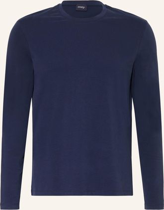 Mey Mey Schlafshirt Serie Relaxed Tuned blau