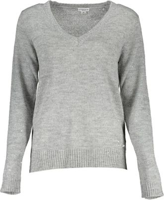 U.S.Polo Association U.s. Polo Assn., Femme, Pulls, Gris, Taille: 44 FR Silver Sweater