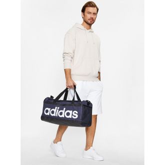 adidas Sporttasche adidas Essentials Linear Duffel Medium HR5349 Dunkelblau