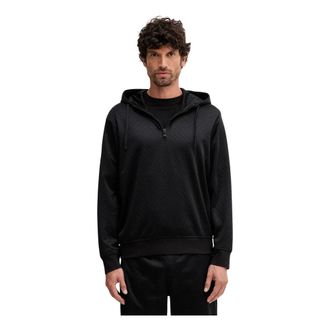 A|X Armani Exchange Half-Zip Hoodie - - Sweatshirts & Hoodies - Herren - Schwarzk - L