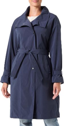 Geox Womens W ROOSE Trench Jacket, Navy Blazer, 32