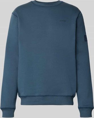 G-Star Regular Fit Sweatshirt mit Ton-in-Ton Logo-Details