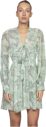 Pinko Pinko, Femme, Robes, Vert, Taille: 42 FR Robe Barbadine
