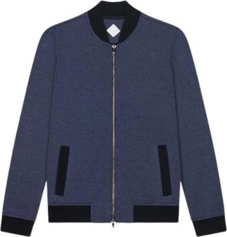 Pal Zileri SweaT-shirt en jersey stretch bleu - Homme - Vestes - Bleu - Taille: 2XL