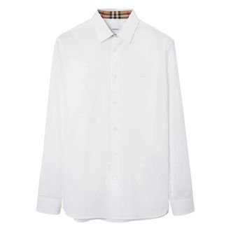 Burberry Herren, Shirts, Wei&szlig;, MGr&ouml;&szlig;e
