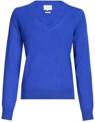 Au Printemps Paris Kaschmirpullover - Blau