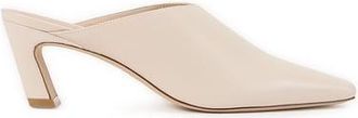 Stuart Weitzman Mule Stassi 50 en cuir mat