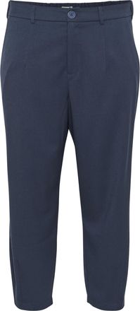 Kaffe Curve Pants Suiting KCmerla Damen Pants Hosen Größe Größen Weites Bein Business High Waist Hose Midnight Marine 54