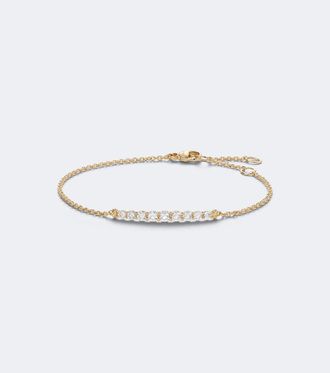 David Yurman Bracelet Petite Pav&eacute; en or 18 ct et diamants