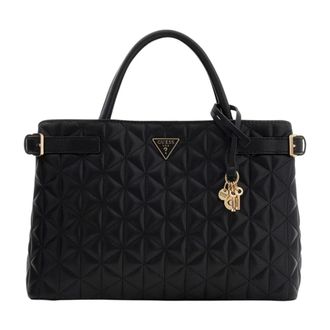 Guess Femme, Sacs, Noir, Taille: ONE Size Paisleigh Quilted Handbag