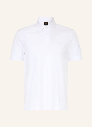 HUGO BOSS Jersey-Poloshirt Pe weiss