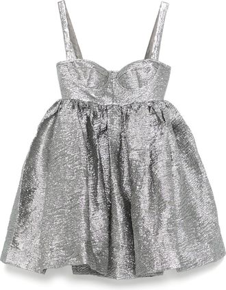 Cecilie Bahnsen Onique Minikleid - Silber