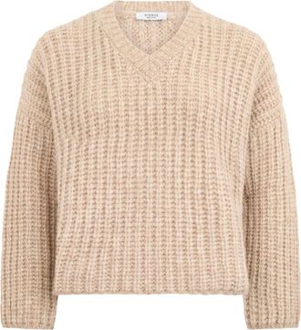 PESERICO Femme, Pulls, Beige, Taille: 34 FR Tricots