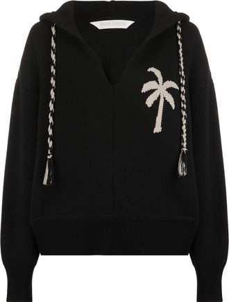 Palm Angels Pull avec motif palmier