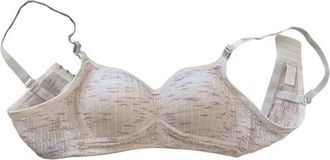 Generic Soutien Gorge Invisible Soutien Gorge sans Armature Brassiere Femme sans Armature De Classique Dentelle Florale Fermeture Devant Seamless T-Shirt Bral