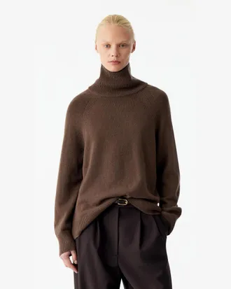 Arket Rollkragenpullover Aus Reinem Kaschmir -Beige