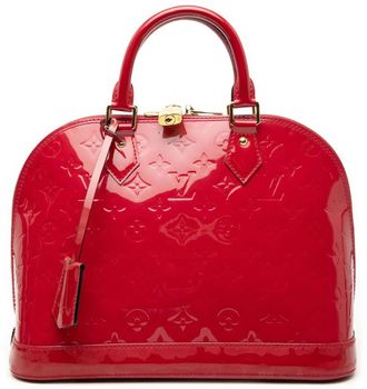 Louis Vuitton Crossbody Bags - Monogram Vernis Alma PM - Gr. unisize - in Rot - f&uuml;r Damen