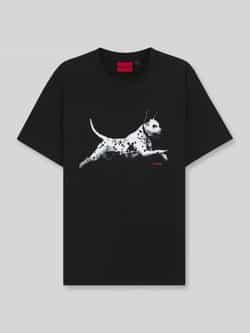 HUGO BOSS Regular Fit T-Shirt aus reiner Baumwolle