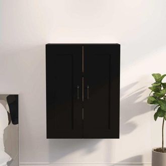 vidaXL H&auml;ngeschrank Schwarz 69,5x32,5x90 cm Vidaxl