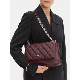 Nine West Handtasche Nine West CEO-CHARLOTTE-S22560-5 Dunkelrot