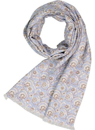 Ascot Herren Schals beige,blau Seide