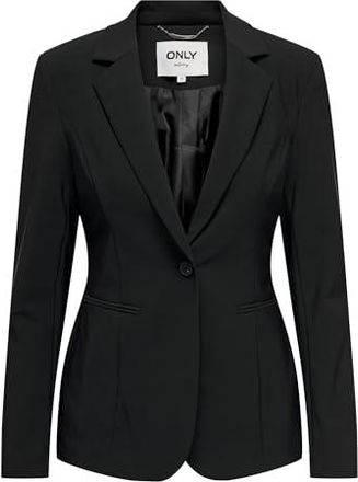 Only Onltravel L/S Fit Blazer TLR Noos, Noir, 38 Femme