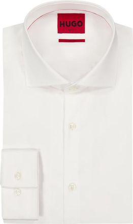 HUGO BOSS Unifarbenes Casual Hemd, Slim Fit in
