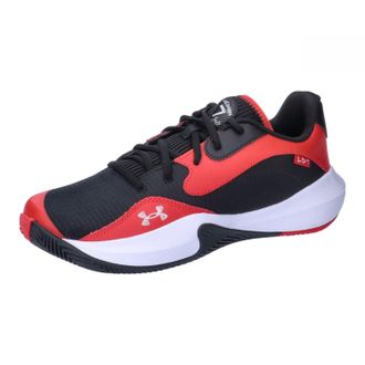 Under Armour Lockdown 7 Low Sneaker f&uuml;r Erwachsene, Unisex, (600) Rot/Schwarz/Wei&szlig;, 14.5 Women/13 Men